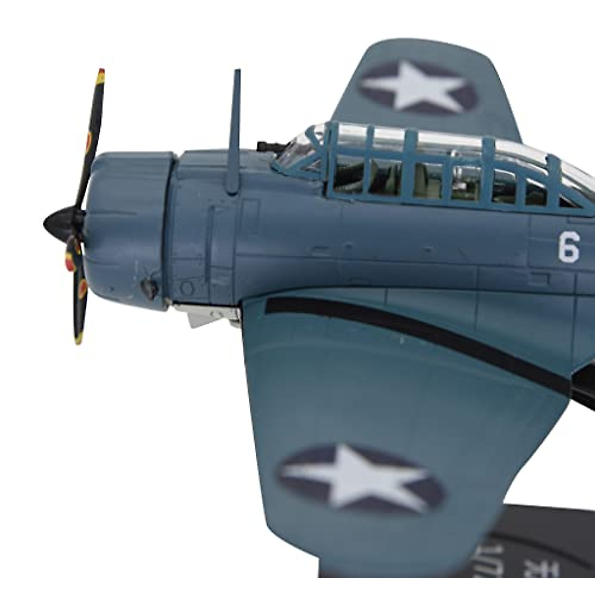 TANG DYNASTY 1:72 SBD Dauntless Dive Bomber Metal Plane Model,United States Navy,World War II, Military Airplane Model,Diecast Plane,for Collecting and Gift