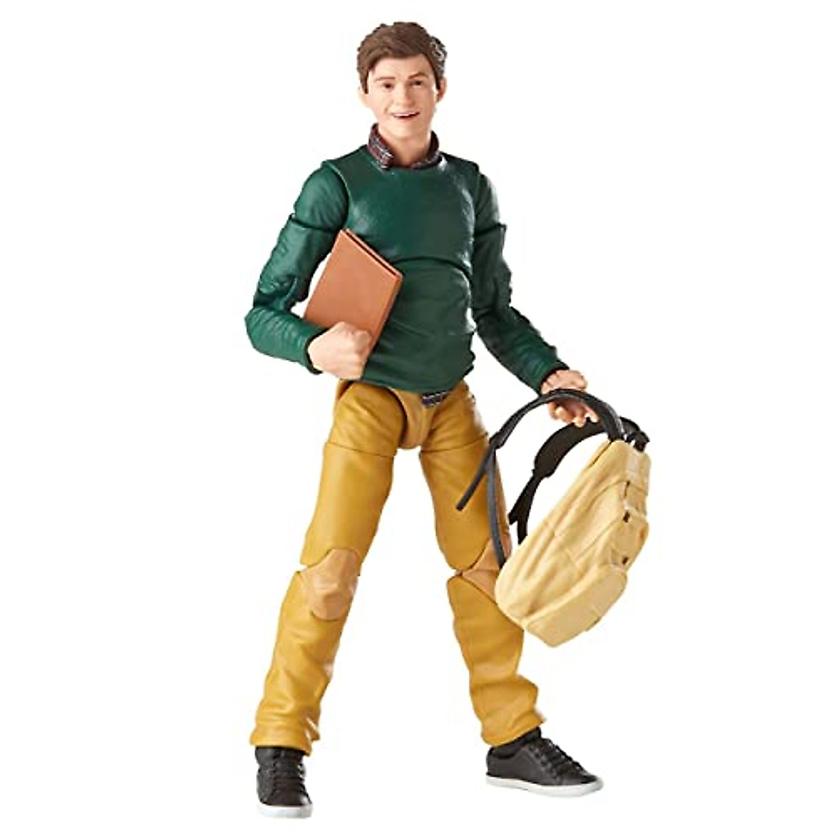 Spider-Man Marvel Legends Series 60th Anniversary Peter Parker and Ned Leeds MCU 6-inch Action Figures, 7 Accessories (pack of 2)