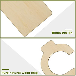 21 Pack Blank Clothing Rack Divider, Wooden Closet Size Divider, Baby Closet Dividers Hanging Closet Dividers for Home Nursery Baby Clothes