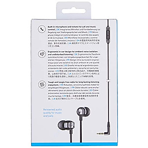 Sennheiser CX 300S In Ear Headphone with One-Button Smart Remote - Black