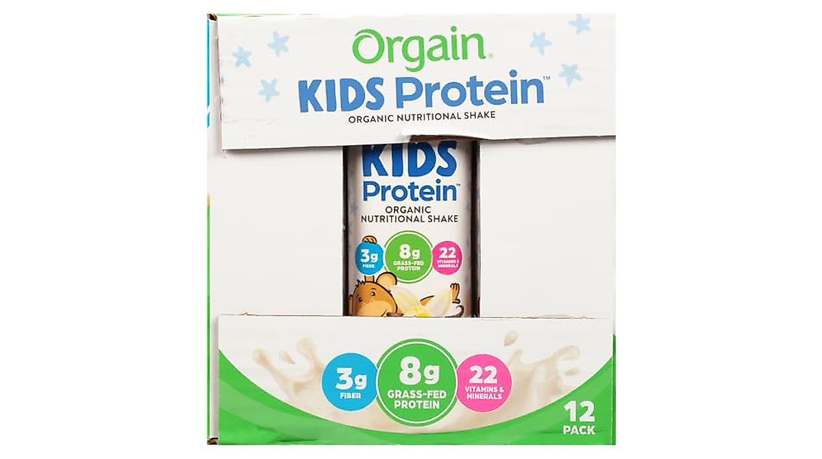 Orgain Organic Kids Protein Shake - Nutritious Vanilla Treat