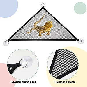 3 Pack Leather Wing Lizard Harness with Bearded Dragon Flying Decoration,2 Pack Bearded Dragon Hammock,Bearded Dragon Outfits Adjustable Leash Bearded Dragon Accessories