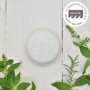 Natural Rosemary Mint Zero Waste Shampoo Bar by Tangie
