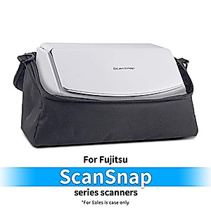 Plustek Document Scanner Carrying Case Bag – Dust-Proof, Anti-Static, Dust Cover & Protector, for Plustek Scanner, Fujitsu ScanSnap and Brother Document Scanner use