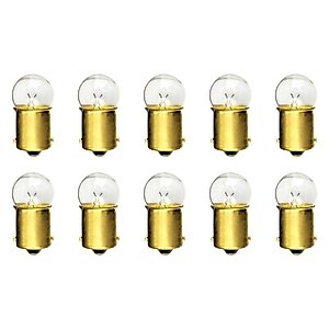 CEC Industries #81 Bulbs, 6.5 V, 6.63 W, BA15s Base, G-6 shape (Box of 10)