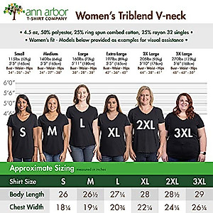 Army Women's V-Neck | U.S. Military Infantry Sleeve Flag Female Soldier T-Shirt Wife Mom Top, Black-(VneckBLK,L)