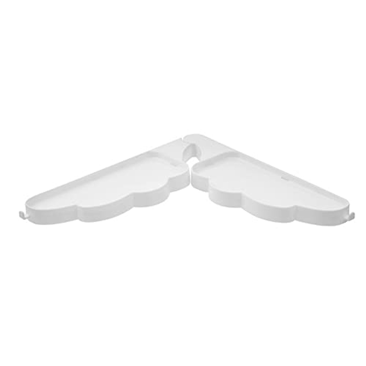 jomgeroz Angle Rotatable Corner Shelf Bathroom Wall Mount Shower Storage Rack Adhesive Organizer