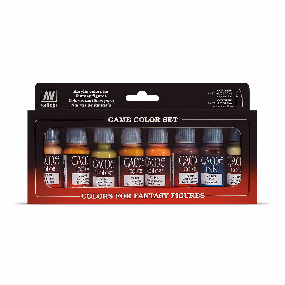 Vallejo Skin Tones Paint Set (8 Color) Paint