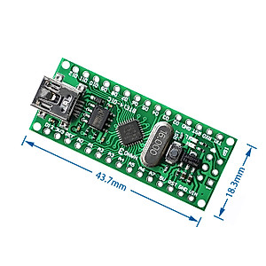 Nano V3.0 3.0 ATmega168 Mini USB UART Interface Board Micro Controller Module for Arduino 3.3V 5V Microcontroller