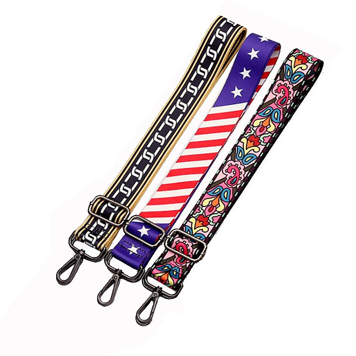 Women Cross-Body Strap Replacement Rivet Wide 3.8cm Wide Purse Strap Handbags Shoulder Bags Strap 78-140cm