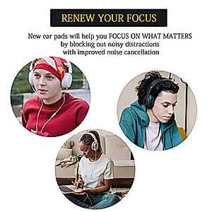 Hoxiver Earpads Cushions Replacement for Bose QC35 (QuietComfort 35) & QC35ii Headphones Ear Pads,Soft Protein Leather,Noise Isolation Foam(White)