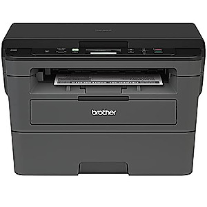 Brother Compact Monochrome Laser Wireless All-in-One Printer HL-L2390 for Business Office - Flatbed Print Copy Scan - 32ppm Print Speed, Duplex Two-Sided Printing, 250-Sheet, BROAGE USB Printer Cable