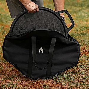 Solo Stove Ranger Cooktop Carry Case, Ranger fire pit accessory, Suitable for Ranger Cast Iron Wok, Griddle or Grill, Heavy-grade 1680D Nylon/PVC lining, HxL: 1.125"x 23"