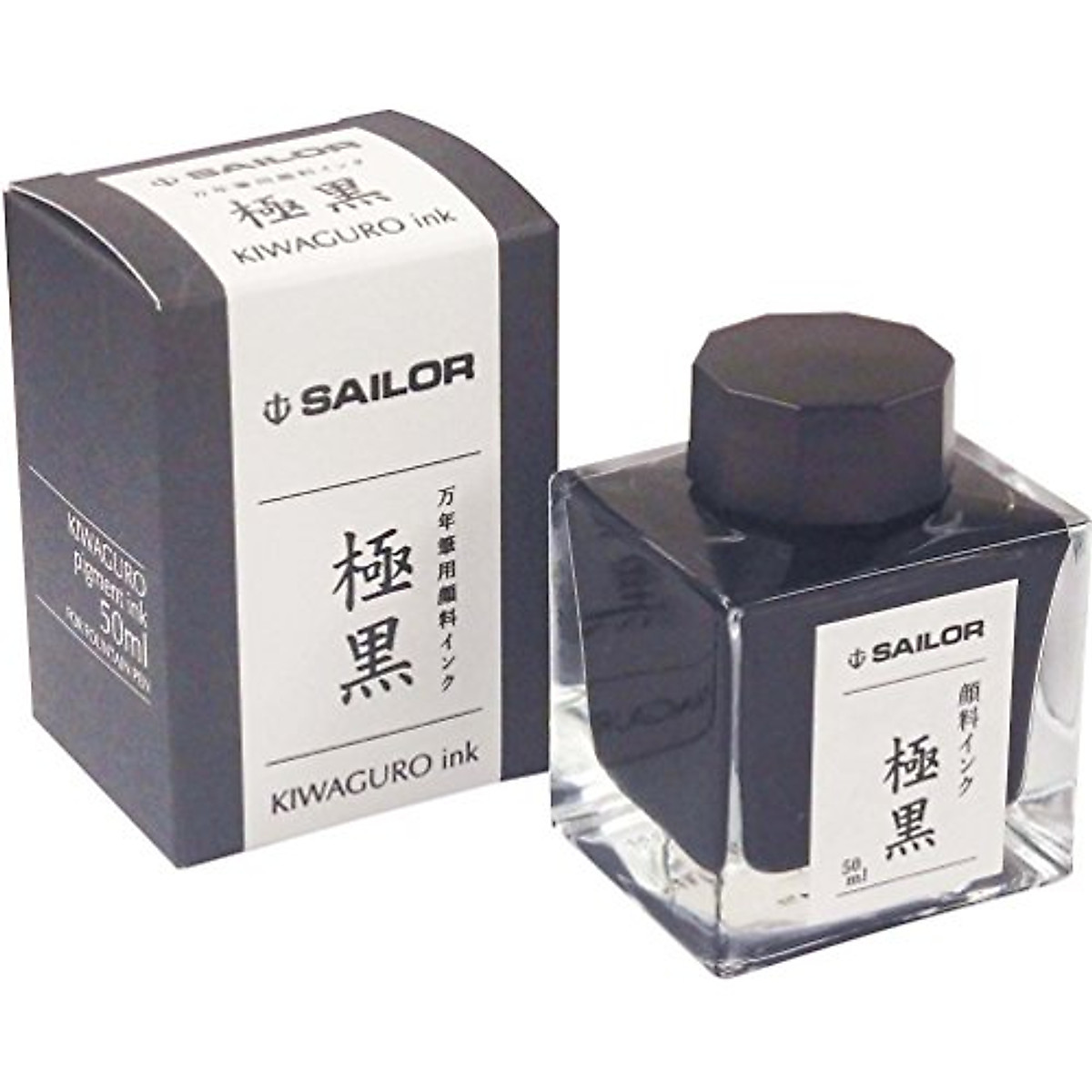 Sailor 13-2002-220 Fountain Pen, Pigment Bottle Ink, 1.7 fl oz (50 ml), Ultra Black