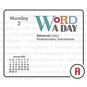 2023 Word a Day Day-at-a-Time Box Calendar