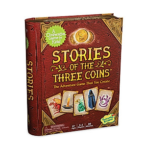 Peaceable Kingdom Stories of The Three Coins – Cooperative Storytelling Game – Use Teamwork to Win! – Great for Families with Kids Ages 6 & up – Fun Classroom Game
