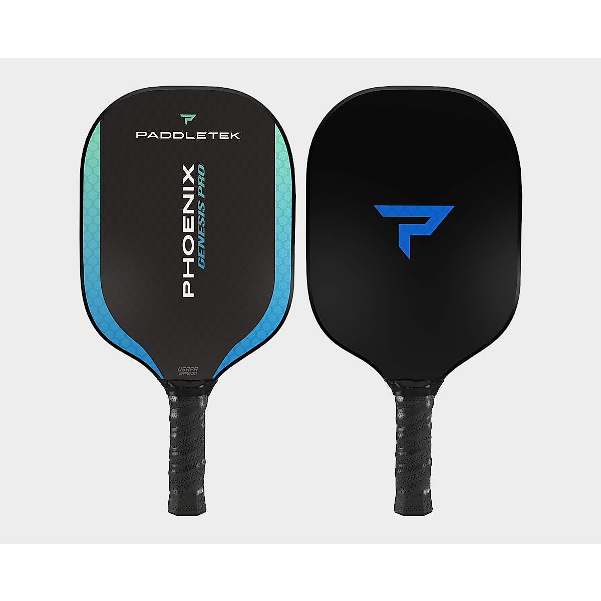 Paddletek Phoenix Genesis Pro - Professional Pickleball Paddles with Honeycomb Core – SRT Pro PolyCore & Fiberglass Epoxy Surface - High Tack Performance Grip – 7.8 oz to 8.2 oz – USAPA Approved