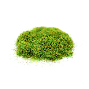 Stonehaven Miniatures Static Grass, Bright Green - 2mm Length Fibers - Master Quality Base & Scenery Flock - Realistic Texture & Detail - for 28mm Scale Table Top War Game Miniatures - Made in USA