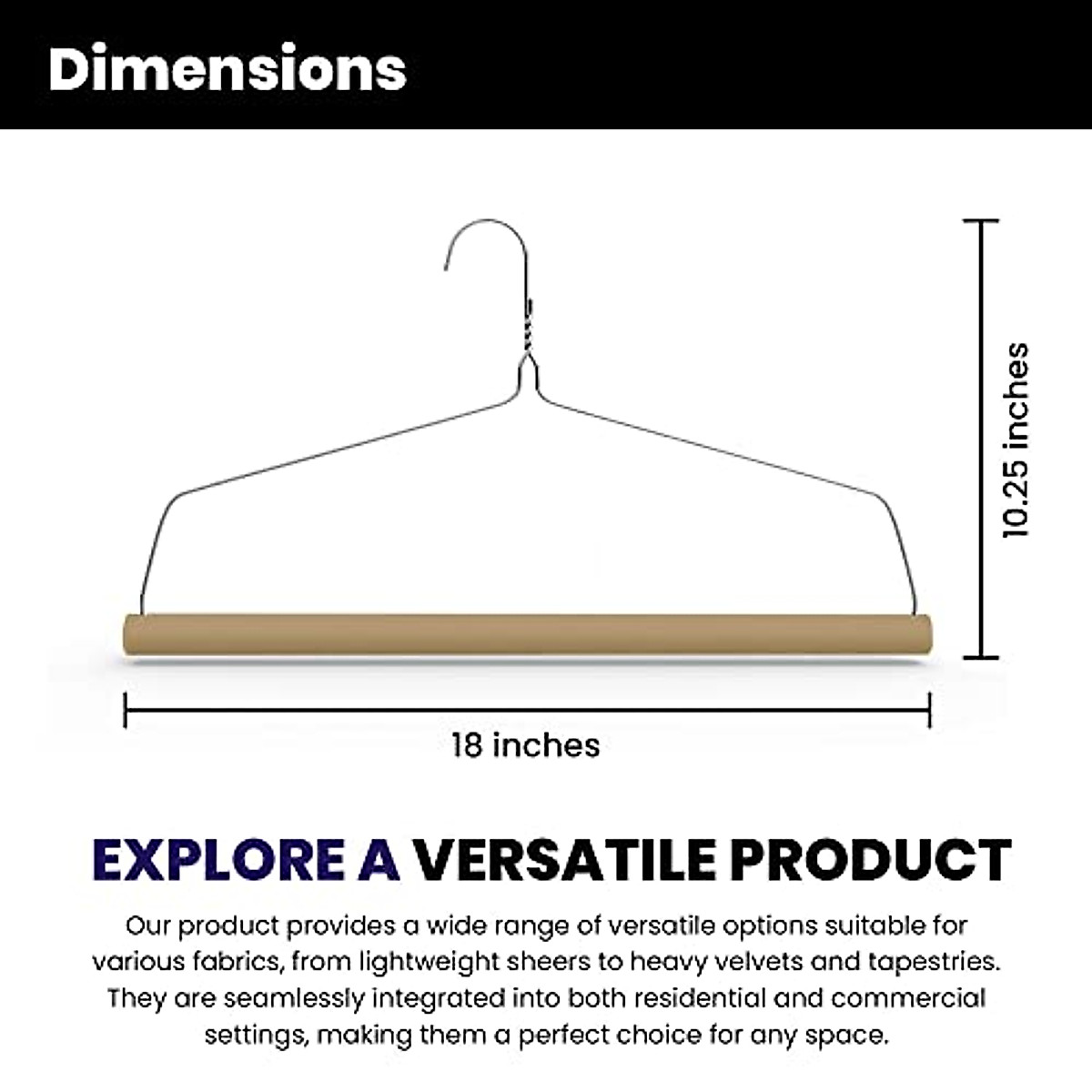 Norton Supply Heavy Duty Wire Clothes Hangers – Galvanized Steel Hangers 10.5" Gauge for Men, Women, Suits, Coats, Pants, Shirts, Dresses, Skirts and Drapes - Hanging Hooks for Closet, Cabinet