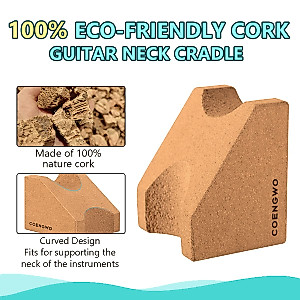 Guitar Neck Rest, Guitar Neck Cradle Support Pillow String Instrument Luthier Tool for Guitar Workstation, Ukuleles, Violins, Banjos, Mandolins