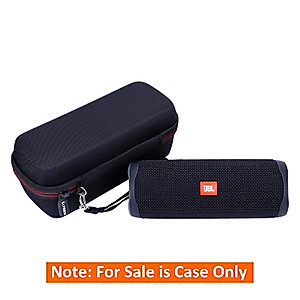 LTGEM EVA Hard Case Compatible with JBL FLIP 6 FLIP 5 Waterproof Portable Speaker - Travel Protective Carrying Storage Bag （Red ）