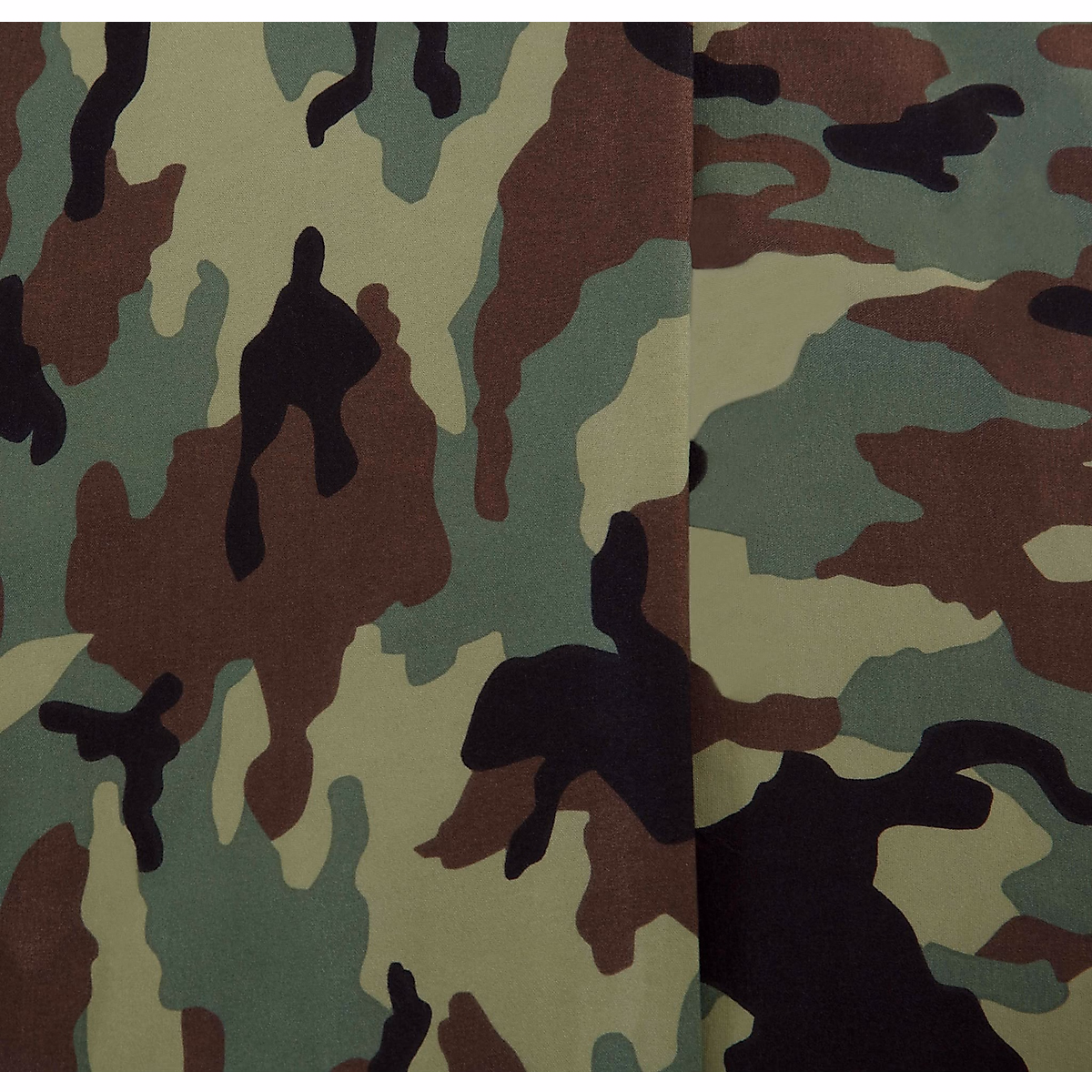 Chezmoi Collection Military Camo 4-Piece Sheet Set - Camouflage Army Green Printed Microfiber Soft Breathable Deep Pocket Sheets and Pillowcases Set, Full Size