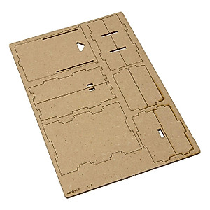 The Broken Token Card Size Bit Box for CCG Expansion - Wood Organizer with Two Dividers for Cards, Tokens, Markers