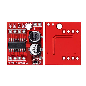 ACEIRMC 10pcs 1.5A 2 Way DC Motor Driver Module Speed Dual H-Bridge Replace Stepper L298N (Mini Controller Board)