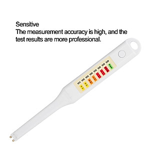 HOLPPO Food Salinity Tester,Pen‑Type Vegetable Soup Saltiness Concentration Tester,Portable Lightweight Salinity Pen,for Home Kitchen