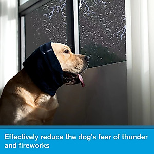 Dog Hoodie, Soft Snoods for Dogs, Breathable Dog Head Wrap Ear Cover for Anxiety Relief and Calming, Ear Wraps for Dogs Reduce Anxiety (Pink, M)