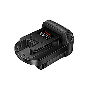 DW18ML Battery Adapter Convert Dewalt 20V Battery to Milwaukee 18V Battery, Compatible with All Milwakee 18V Tools (Battery not Included)