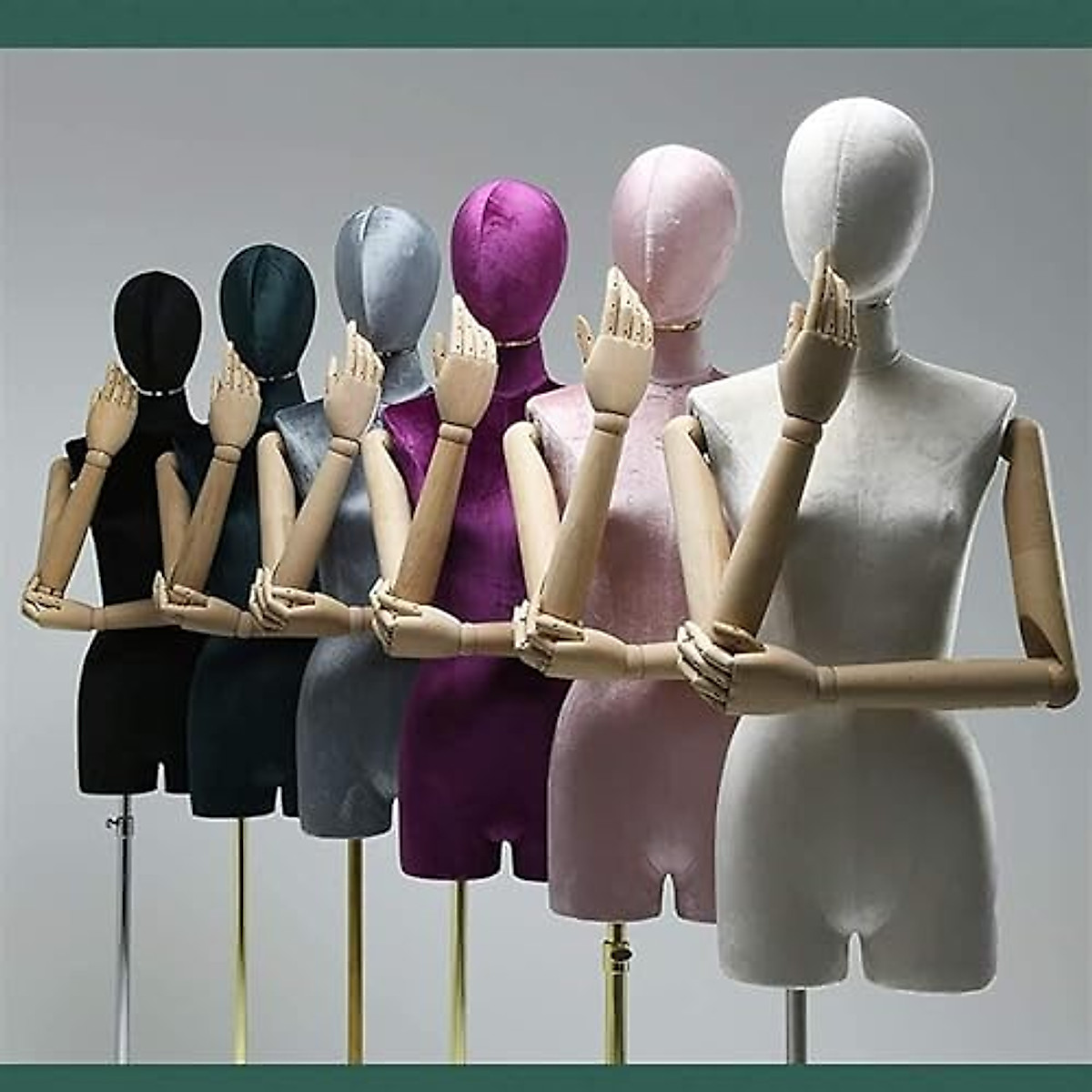 Mannequin Tailors Dummy Dressform Mannequin Body Female Tailors Dummy Mannequin with Metal Base Window Display Dressform Mannequin