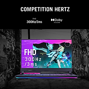 ASUS ROG Strix G15 (2022) Gaming Laptop, 15.6" 300Hz IPS FHD Display, NVIDIA GeForce RTX 3050, AMD Ryzen 7 6800H, 16GB DDR5, 1TB SSD, RGB Keyboard, Windows 11 Home, G513RC-IS74