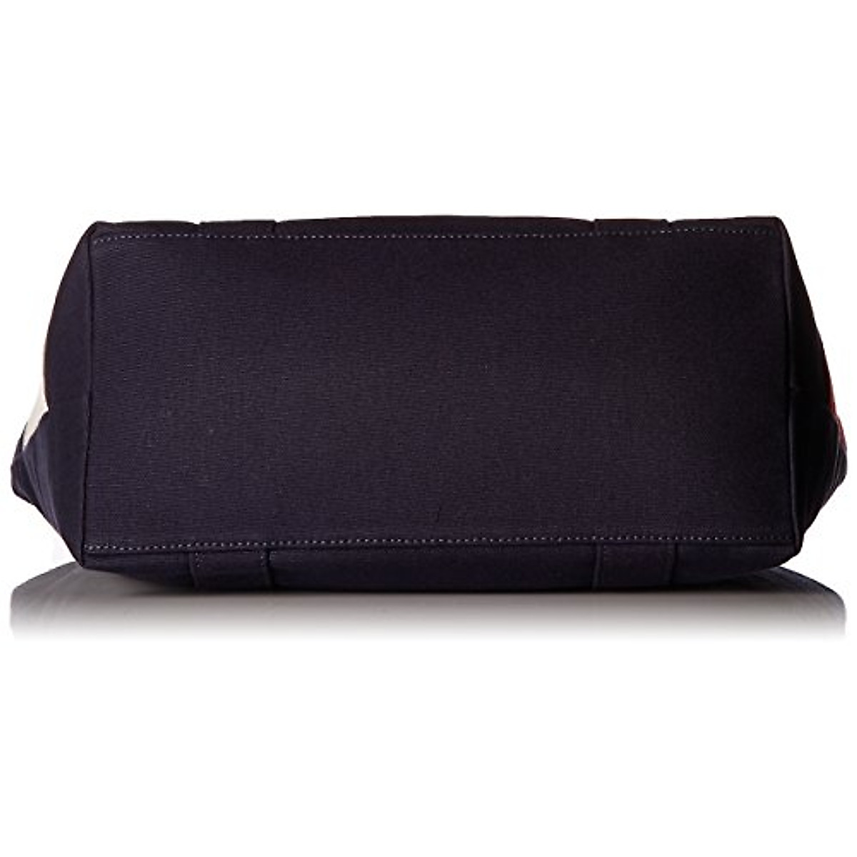 Tommy Hilfiger womens Canvas Tote Shoulder Handbag, Navy, One Size US