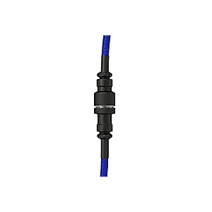 Glorious Coiled Keyboard Cable – Coiled USB C Cable Artisan Braided Cables for Mechanical Gaming Keyboard Coiled Cable - Custom Keyboard Cable (Cobalt Blue)