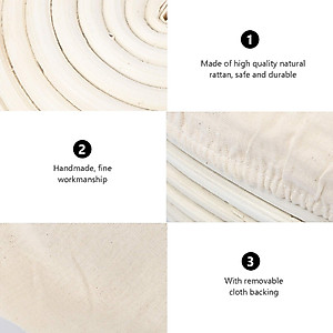 DOITOOL 1PCS Round Bread Proofing Baskets for Sourdough Bread,Sourdough Proofing Basket Set for Bread Making for Kitchen