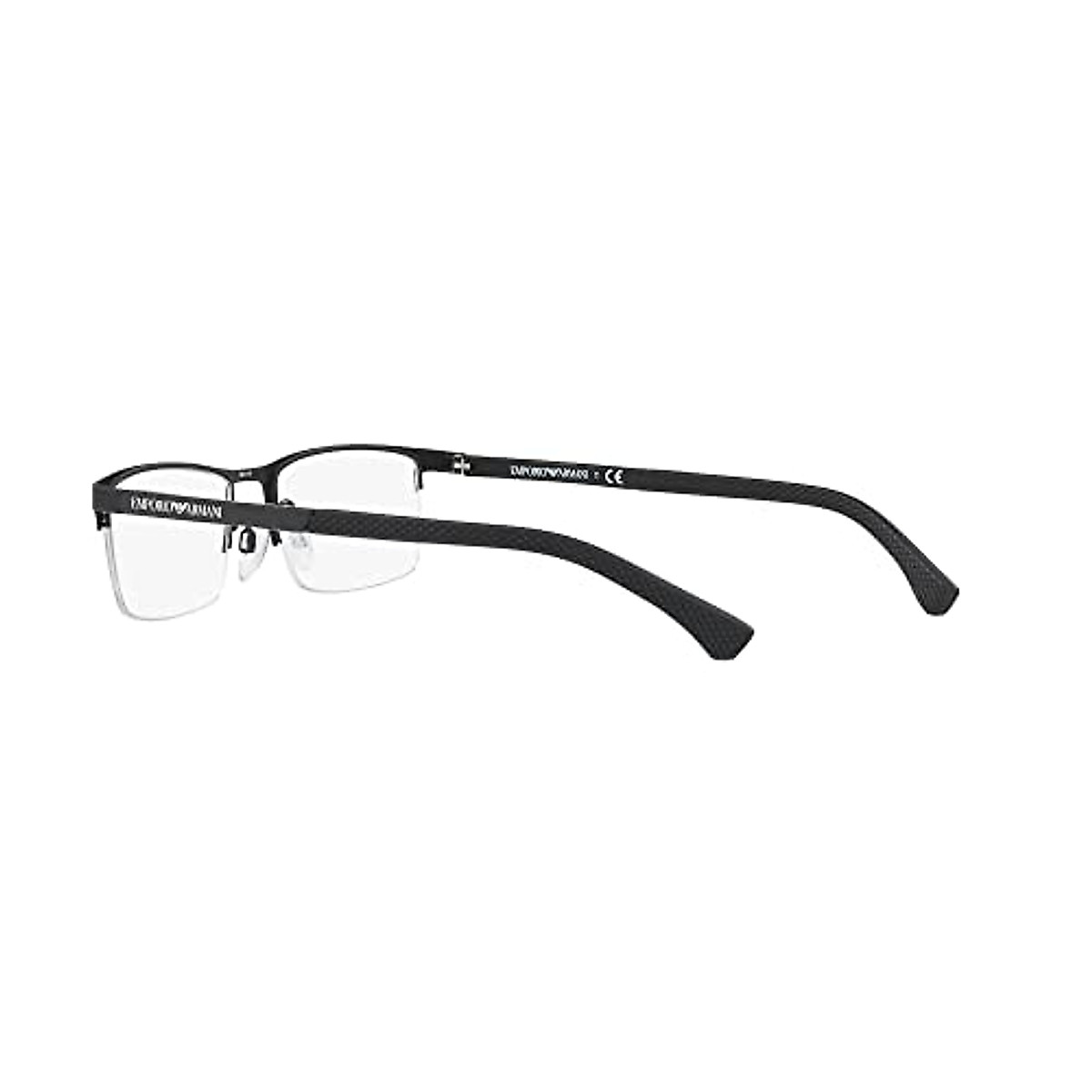 Armani EA1041 Eyeglass Frames 3094-53 - Black Rubber EA1041-3094-53