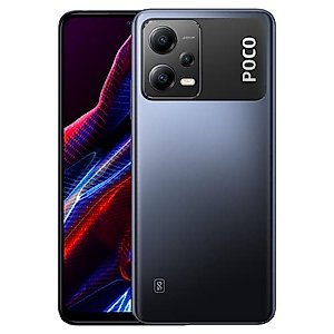 Xiaomi Poco X5 5G + 4G Volte Global Unlocked 256GB + 8GB GSM 6.67" 48 mp Triple Camera (Tmobile Mint Tello Global) + (Car Fast Car 51W Charger Bundle) (Black Global)