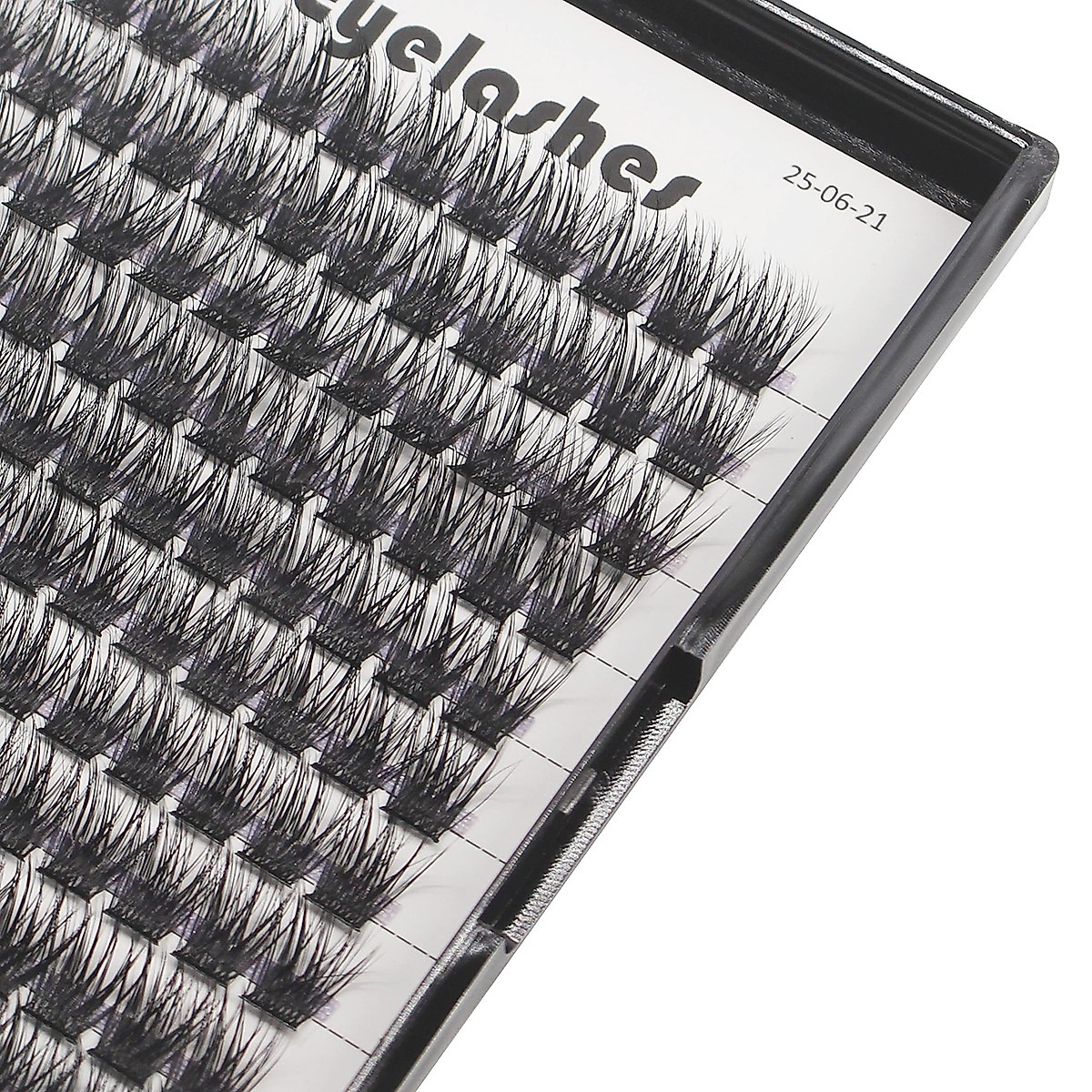 Large Tray- 10-20MM Available 120 Pcs D Curl Cluster Eyelashes Makeup Volume Eye Lashes Extensions Natural Long Wide Stem Individual False Eyelashes (12mm)