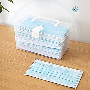 balacoo Plastic Storage Bins with Lids: Clear Latching Box, Plastic Storage Bin with Handle, Storage Bin Tote Organizing Container