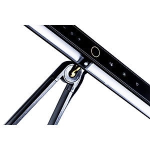 BenQ Black PL19-D 47" Wide Professional PianoLight with 6 Color Modes, 15 Brightness Levels, 360° Adjustable Height and Directions, Auto-Dimming & Eye Care Hood for Upright Pianos(Black)