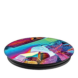 PopSockets: Collapsible Grip & Stand for Phones and Tablets - Rainbow Gem Gloss