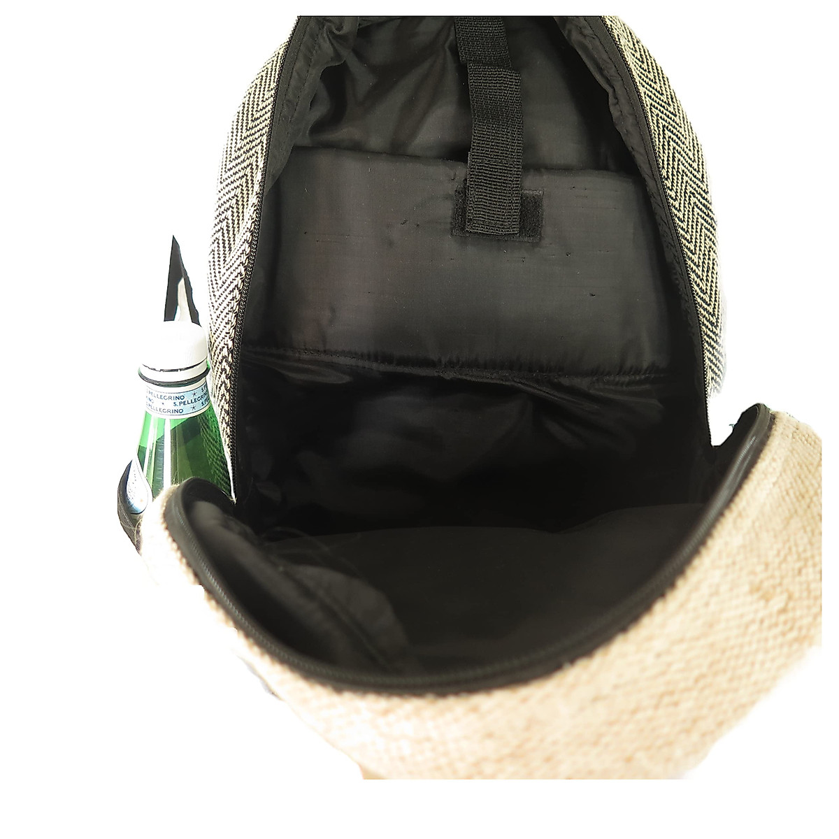 Hemp Backpack | Organic | THC Free | Eco Friendly | Free of Toxic Chemicals | Large | Natural | 3361 |ॐ