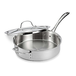 Calphalon 10 Piece Tri-Ply Cookware Set, Medium, Stainless Steel