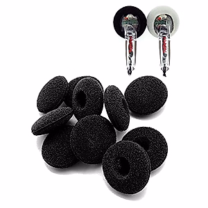 FAAEAL Snow-Lotus 1.0 in Ear Earphones with 15 Pairs Soft Foam Earbuds Eartips,64 Ohm Heavy Bass Flat Head Earbuds with Earphone Pads Replacement Foam for AirPods iPod iPhone Itouch Ipad Headsets