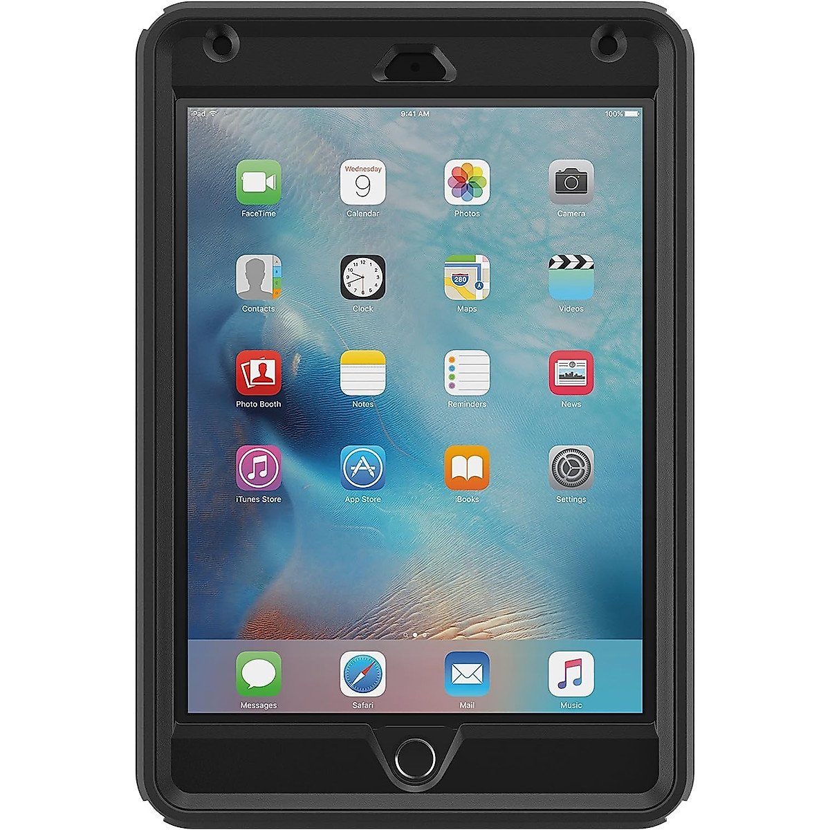 OtterBox Defender Series Case for iPad Mini 4 (ONLY) - Retail Packaging - Black
