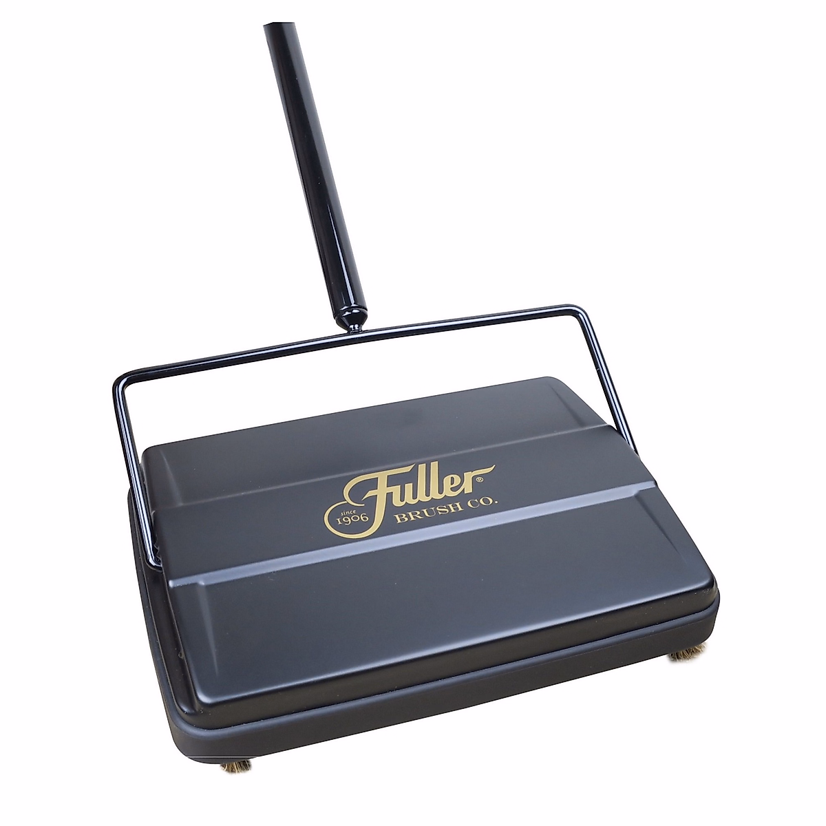 Fuller Brush 17027 Carpet & Floor Sweeper- Mini Stick Cleaner For Hardwood Surfaces, Wood Floors, Laminate, Tile- Small & Portable For The Home Or Office - Cleans Dust Pet Hair- Electrostatic & Silent