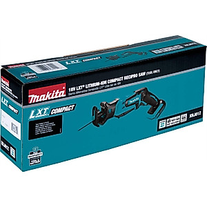 Makita XRJ01Z-R 18V Cordless LXT Lithium-Ion Compact Recipro Saw (Tool Only) (Renewed)