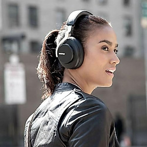 Shure AONIC 50 Wireless Noise Cancelling Headphones, Premium Studio-Quality Sound, Bluetooth 5 Wireless Technology, Comfort Fit Over Ear, 20 Hours Battery Life, Fingertip Controls - Black