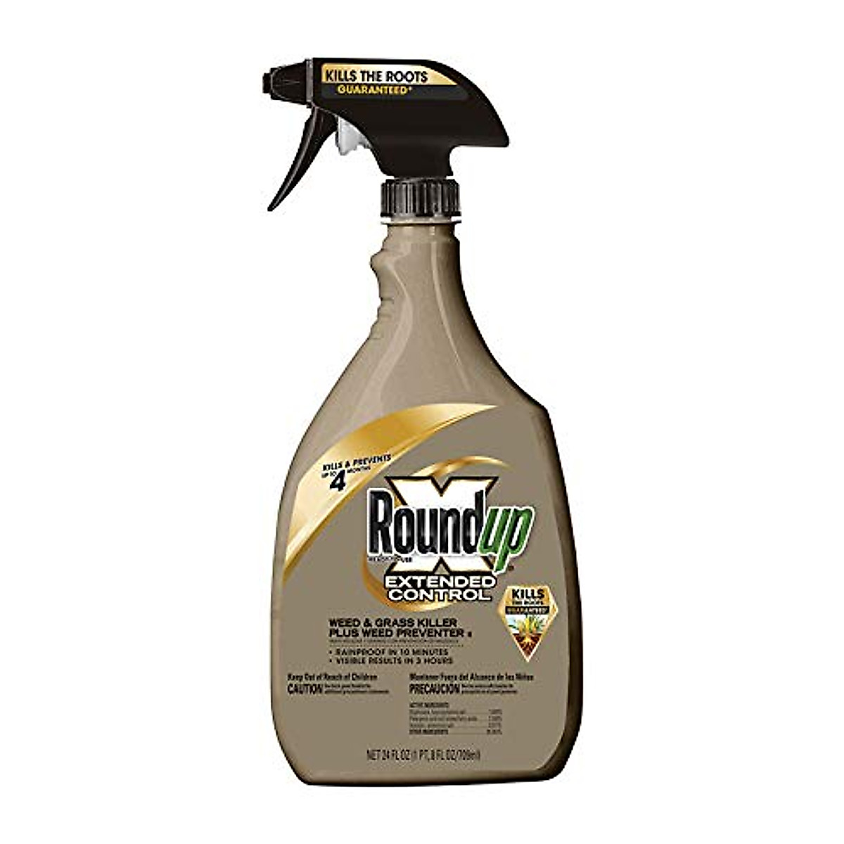Roundup 5107300 Extended Control Weed and Grass Killer Plus Weed Preventer II Ready-to-Use Trigger Spray, 24-Ounce (2 Pack(24 oz bottles))